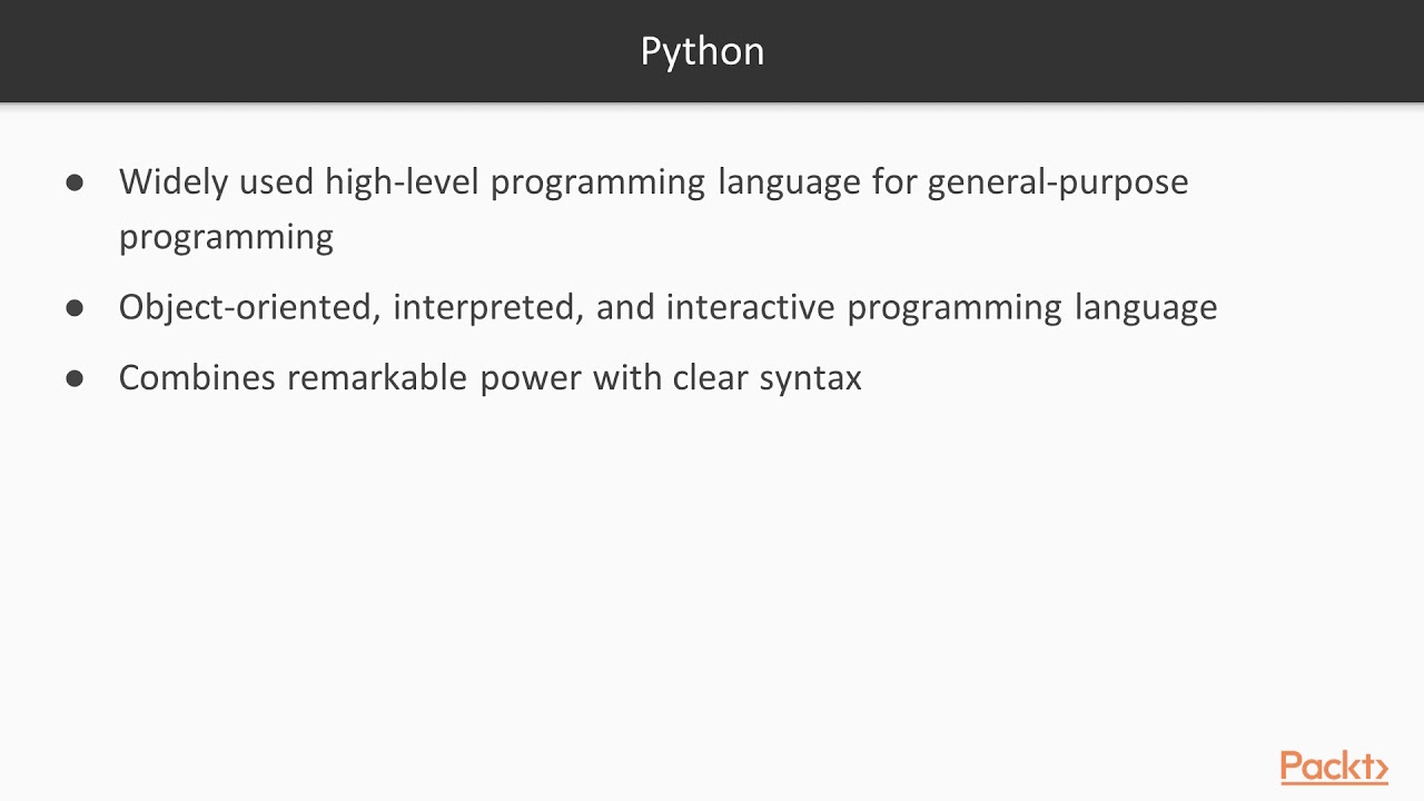 Fast Numerical Computing with Python: Python Fundamentals | packtpub.com