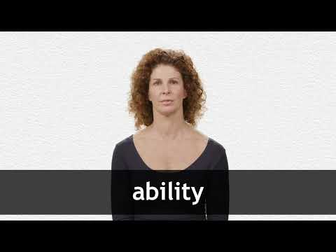 How to pronounce ABILITY in American English