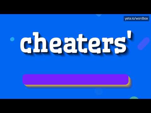 CHEATERS' - HOW TO PRONOUNCE IT!?