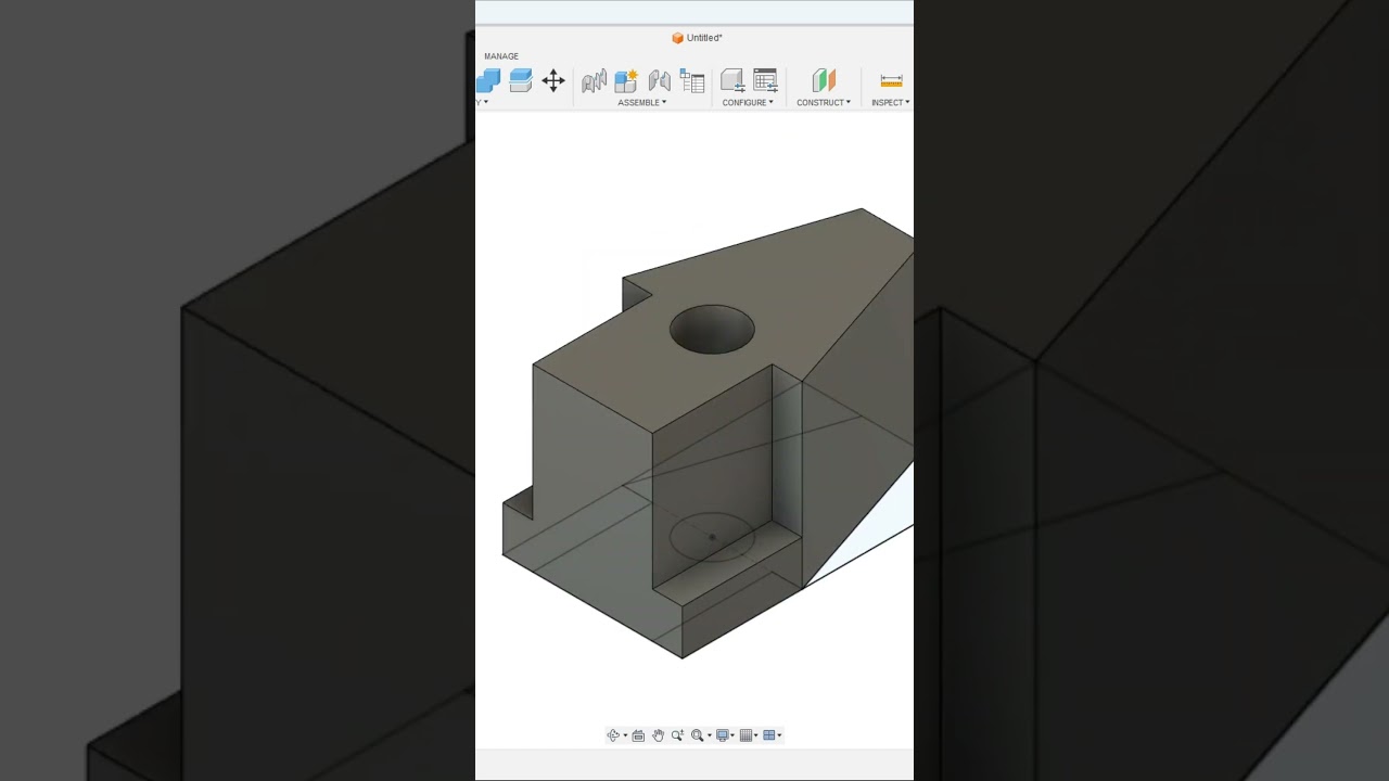 Fusion360 Part Modeling Tutorial-200. #design #3dmodeling #modelingtutorial #engineering#fusion360