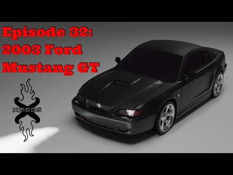 🐎 03 Mustang GT Body Shell with Dummy Chassis (Xmod and MiniZ)・ STL ...