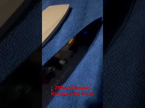 The ultimate chef’s knife. Mizuno Tanrenjo’s Honyaki DX Blue #2 Kiritsuke Wa Gyuto 210mm