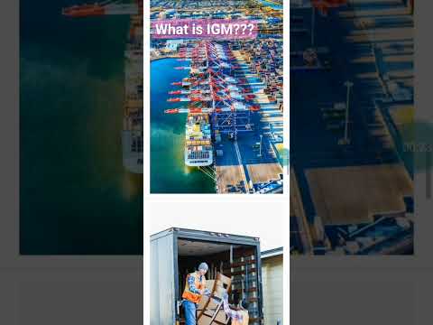 What is IGM?? #fact #export #logistics #learnenglish #exportimport #logistics #supplychain #custom