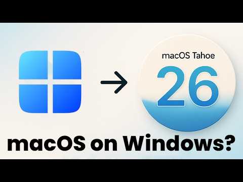 I Made Windows Look Like New macOS Tahoe