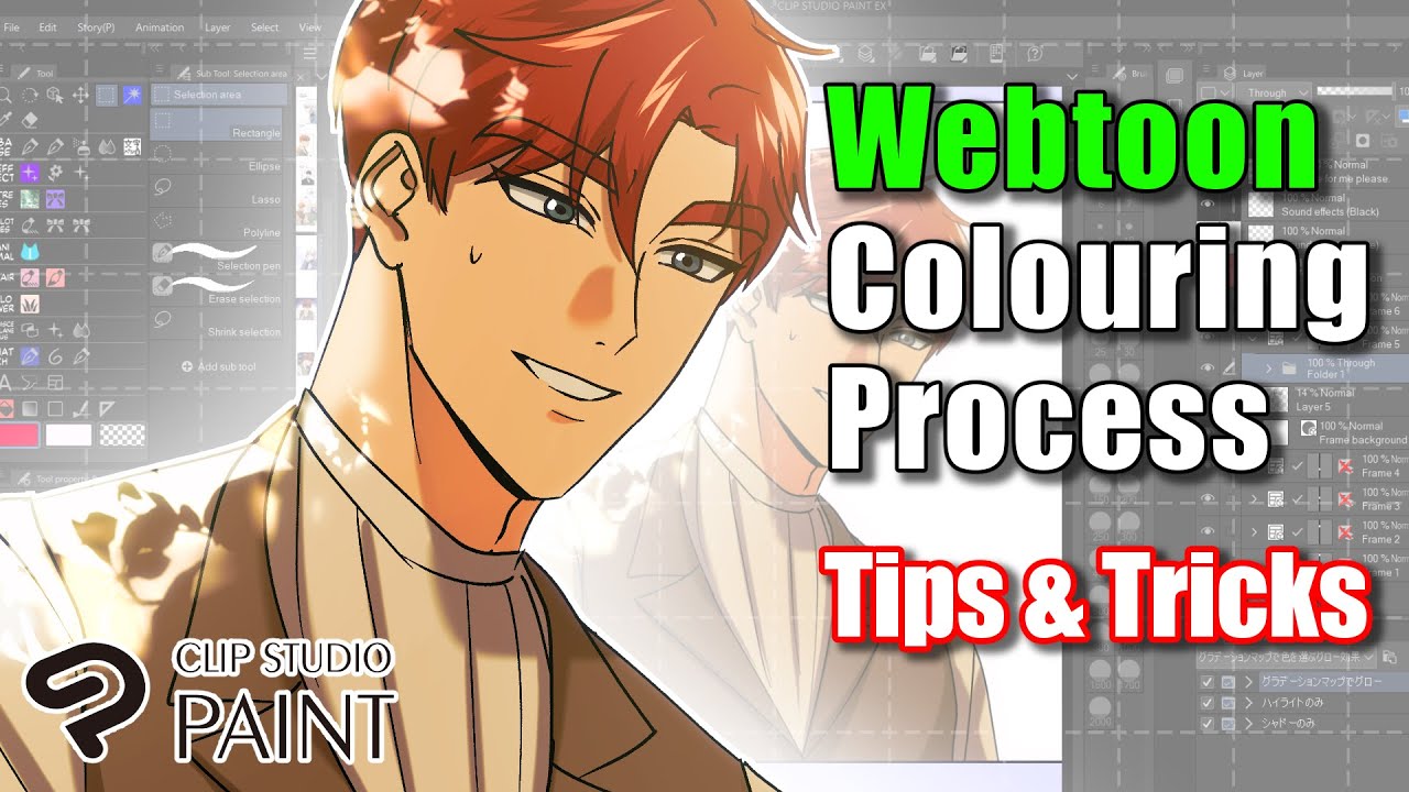 Webtoon Colouring Process ♡ | Tips and Tricks to save Time!