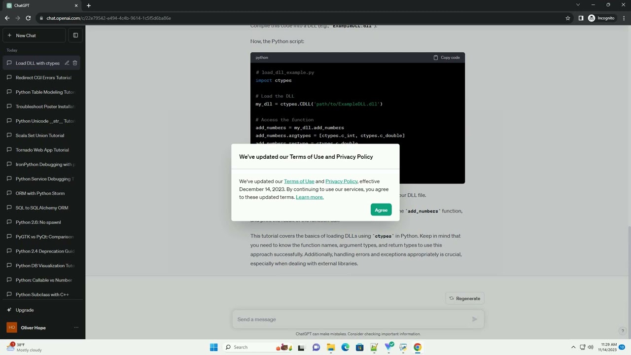 How to load DLL using ctypes in Python