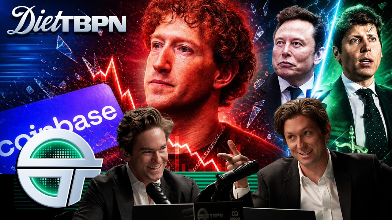 Sam vs Elon Trial, Coinbase Cuts 14% in AI Pivot, Digesting Meta Earnings | Diet TBPN