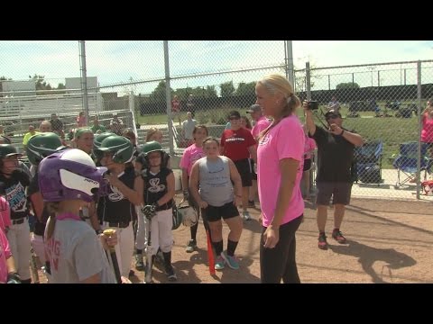 Omaha softball clinic hosted by Olympic gold medalist