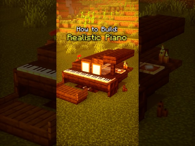 Realistic Grand Piano (Schematic Download) Minecraft Map