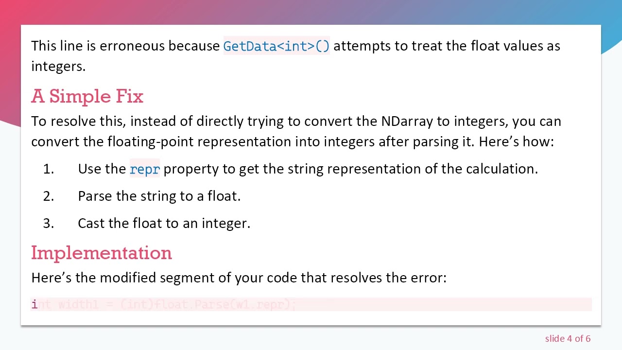Solving the AttributeError : 'numpy.float32' object has no attribute 'ctypes' in OpenCV with NumPy