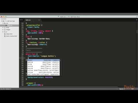 Learn Mastering CSS Second Edition The font face Property | packtpub com - Mind Luster