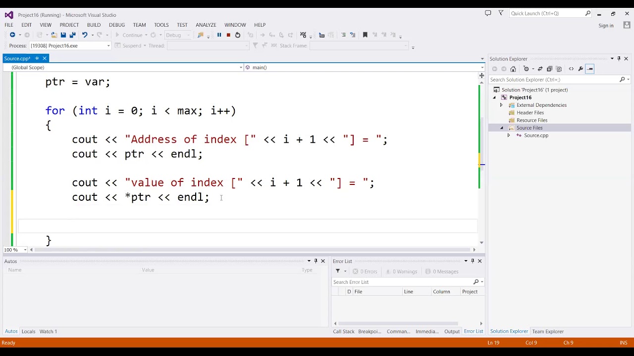 7-Object Oriented Programming(OOP) using C++ - Pointers part2 with examples