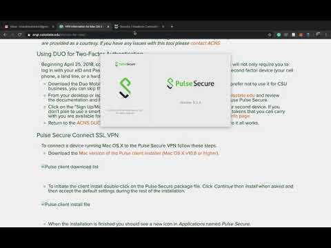 Pulse Secure For CSU
