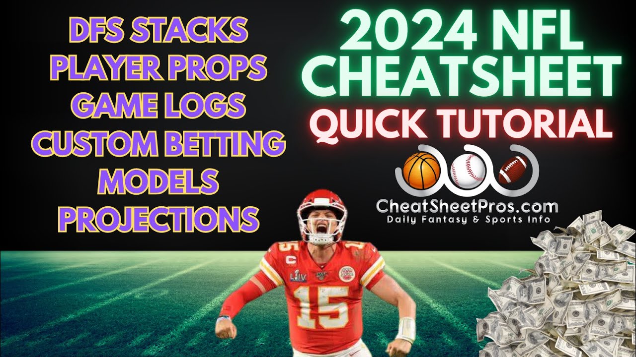 NFL CheatSheet - Tutorial Video for 2024