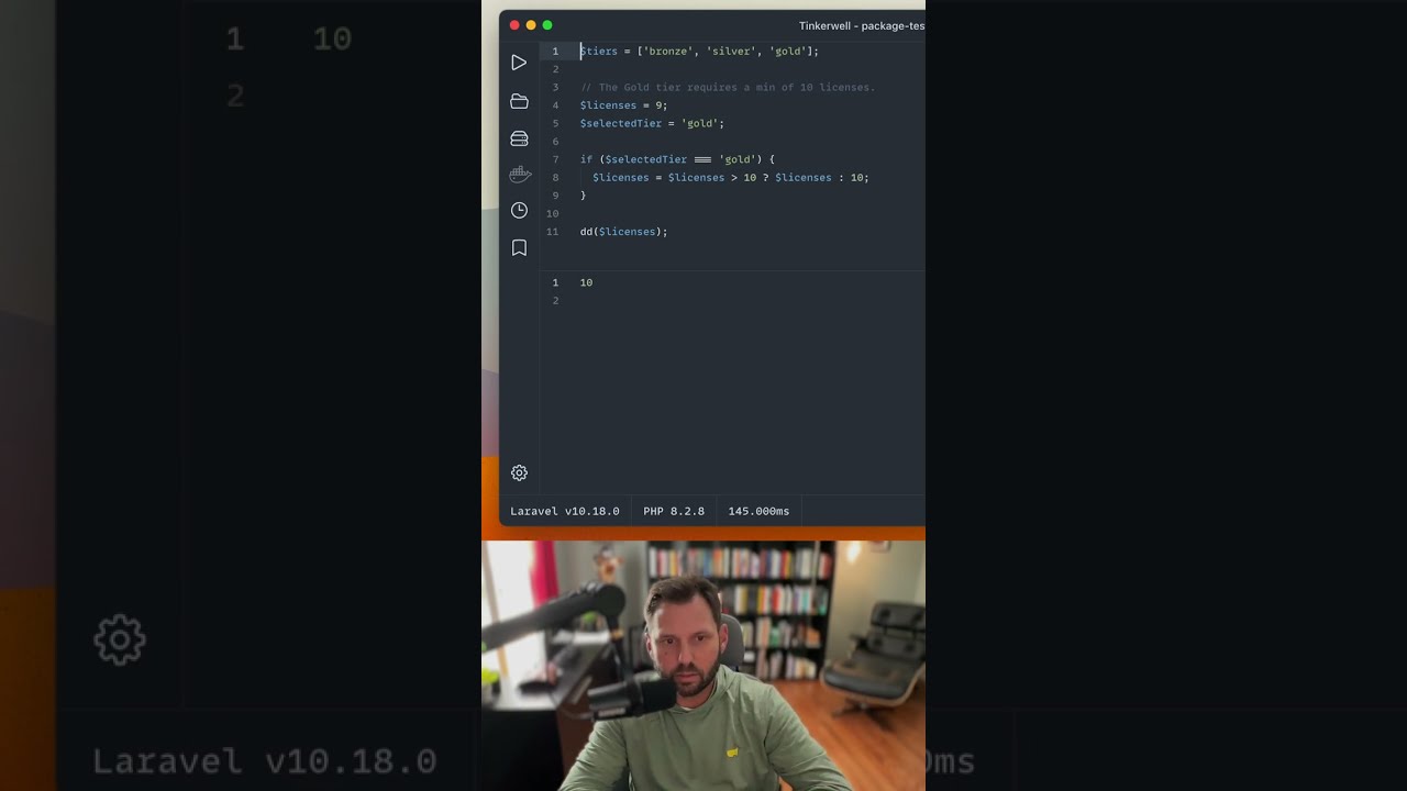 Simple refactor using PHP's max function #shorts