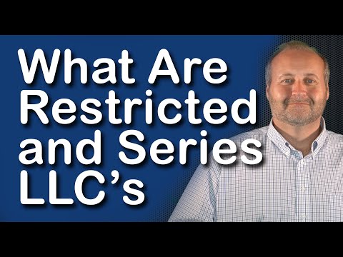Restricted & Series LLCs | SBEP Startup Quick Tip