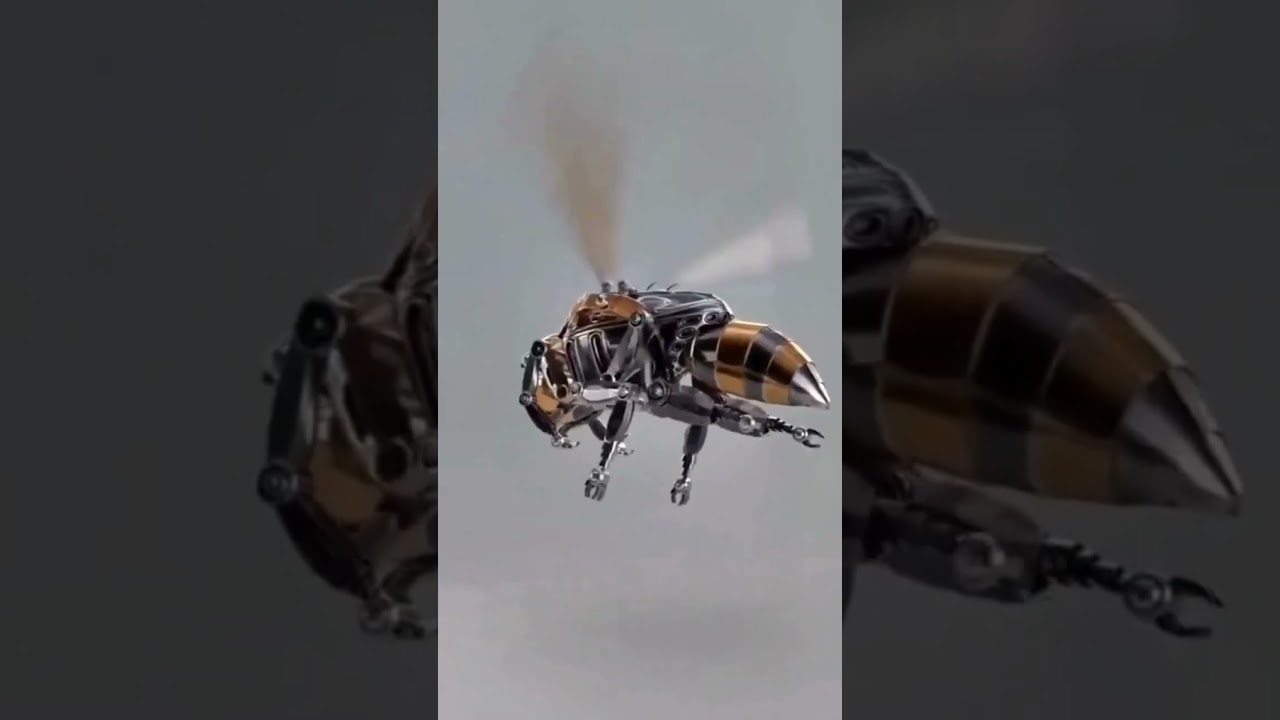 Robotic Bee Unveiled: The Future of Tech Insect Drones!🐝🤖#Viral #ViralVideo #Shorts #AI #Tech #Drone