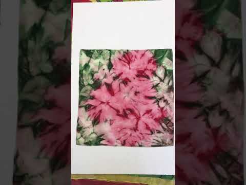 Silk Painting with Mila - Silk Painting Centre Piece in Blossom Design