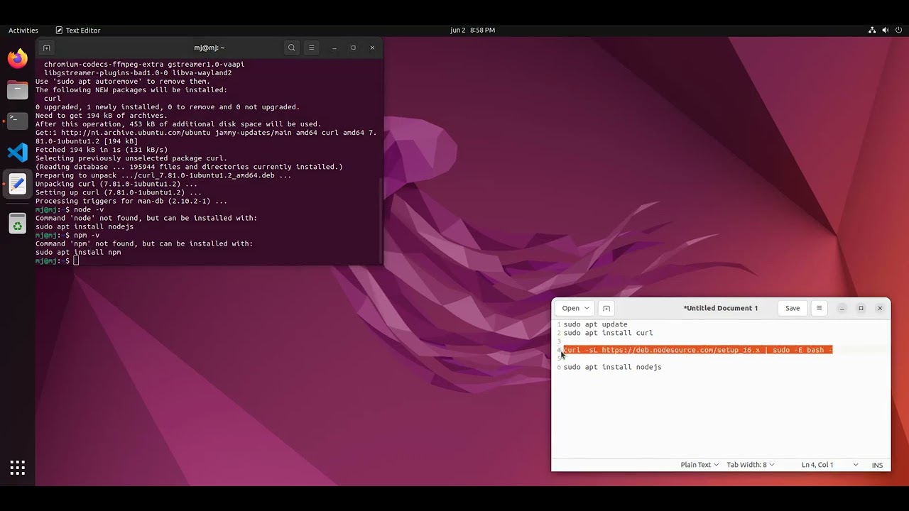 How to Install Node JS and NPM on Ubuntu 22 04
