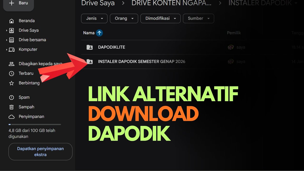SOLUSI GAGAL DONWLOAD APLIKASI DAPODIK | LINK ALTERNATIF DOWNLOAD DAPODIK