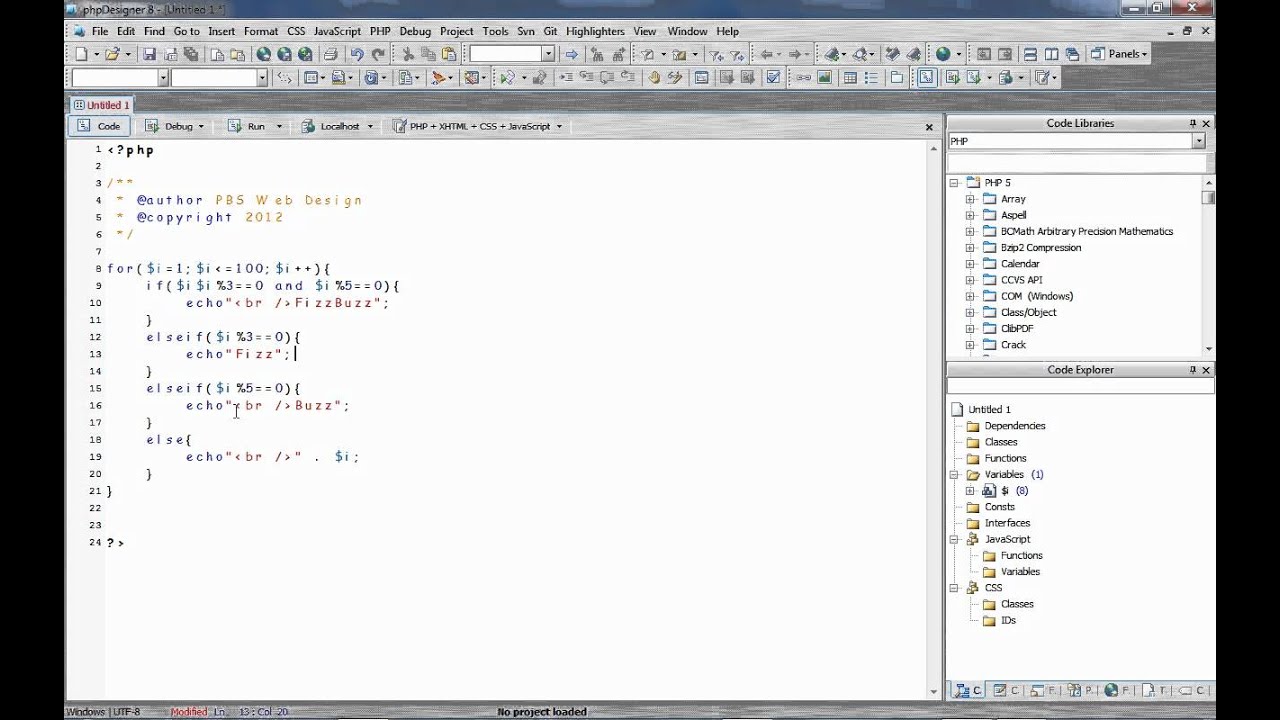 PHP for Beginners Fizz Buzz
