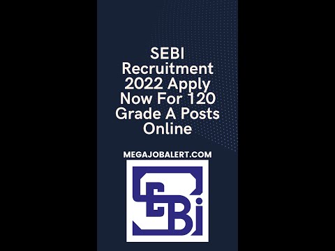 SEBI Grade A 2022 Notification For Grade A Posts | How To Apply For SEBI Recruitment 2022 #shorts