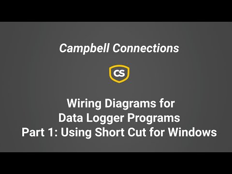 Wiring Diagrams for Data Logger Programs Part 1: Using Short Cut...