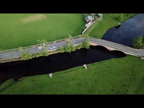Hawes and the river Ure.