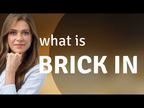 Brick in | meaning of BRICK IN