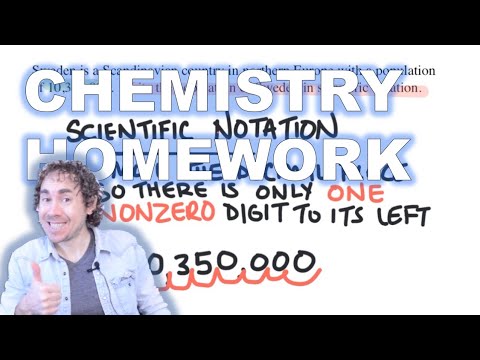 Scientific Notation | Chemistry Homework in 3 MINUTES