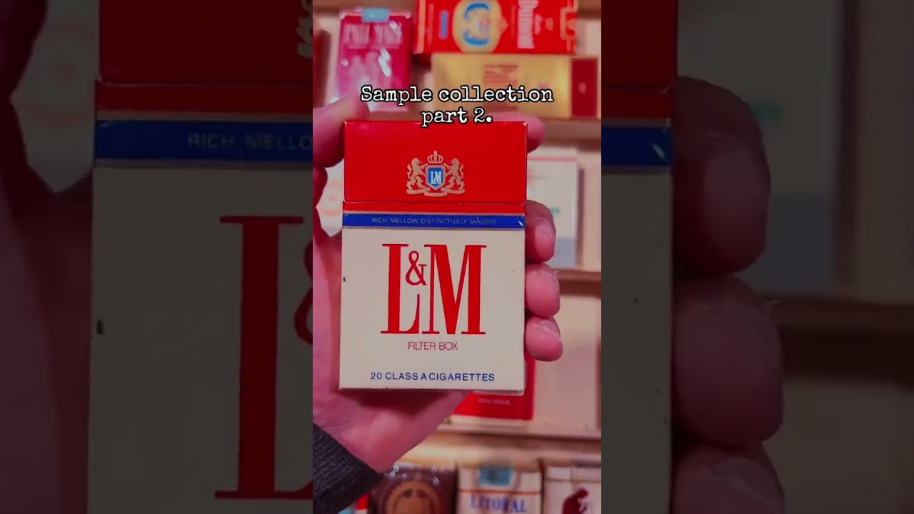 Sample collection of old cigarettes from around the world Part 2.