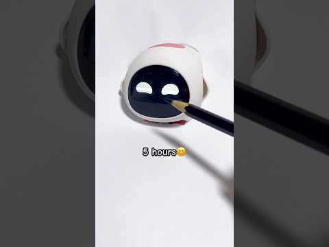 Drawing My Robot Pet π€ #shorts #realistic #robot #cute