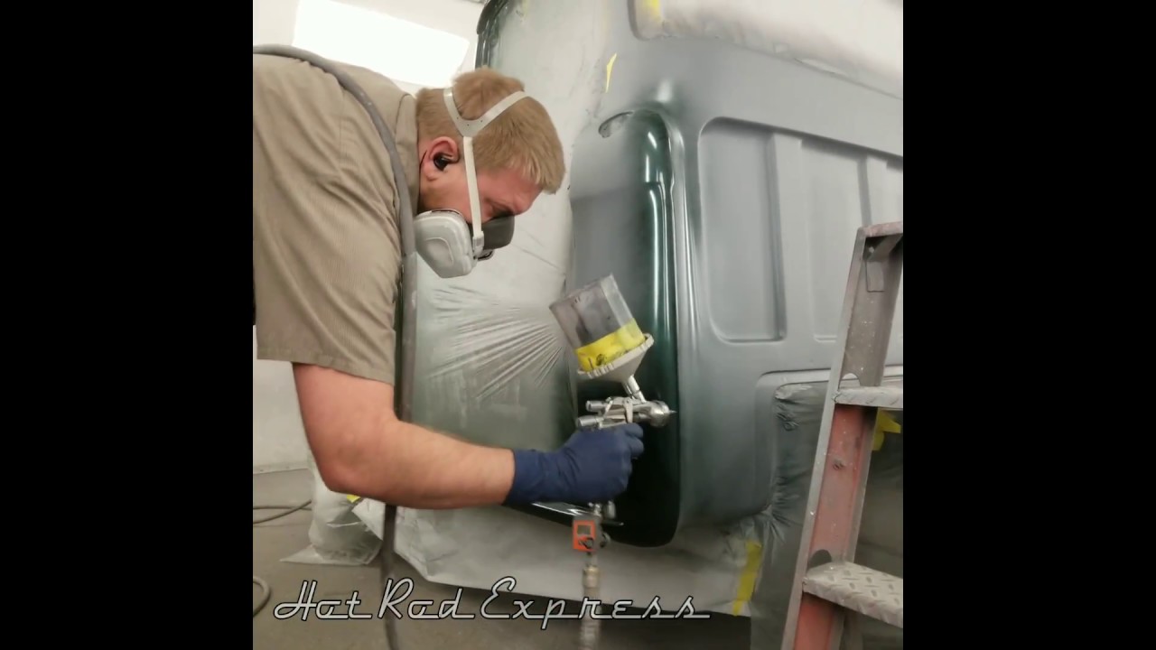 1955 Chevy Cab Paint Booth