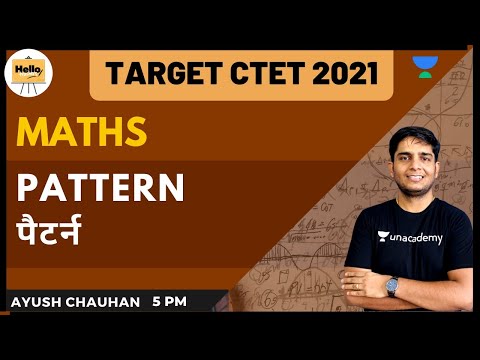 Pattern for CTET Video Lecture - Mathematics and Pedagogy Paper 1 for ...