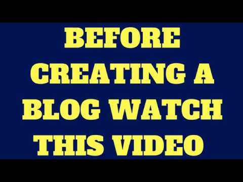 Blogging Mistakes: Before Creating A Blog Watch This Video (2020)