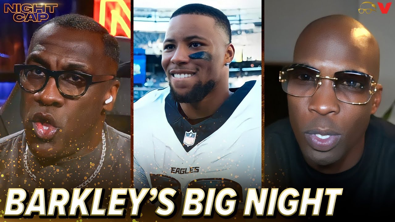 Eagles’ Saquon Barkley GOES OFF in record breaking night vs. Stafford & Rams 😤 | Nightcap
