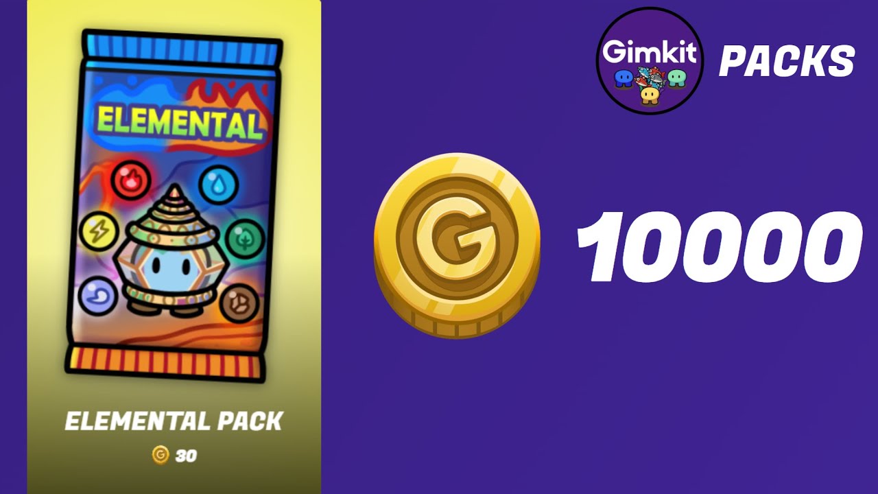 Opening OVER $10000 Worth of Elemental Packs in Gimkit!