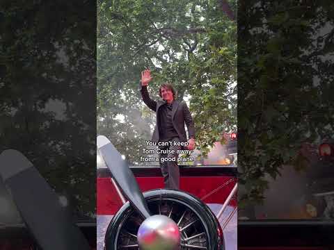 Mission: Impossible – The Final Reckoning | Tom Cruise at the Premiere Plane | Paramount Pictures UK