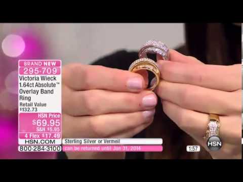 Victoria Wieck 1.64ct Absolute Overlay Band Ring