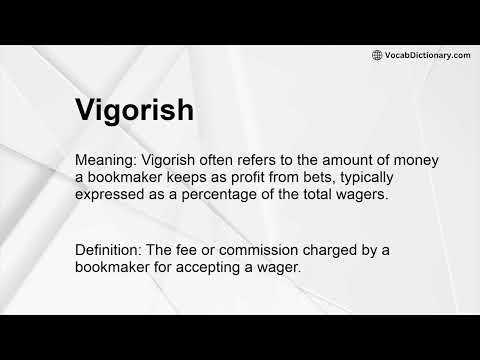Vigorish Meaning