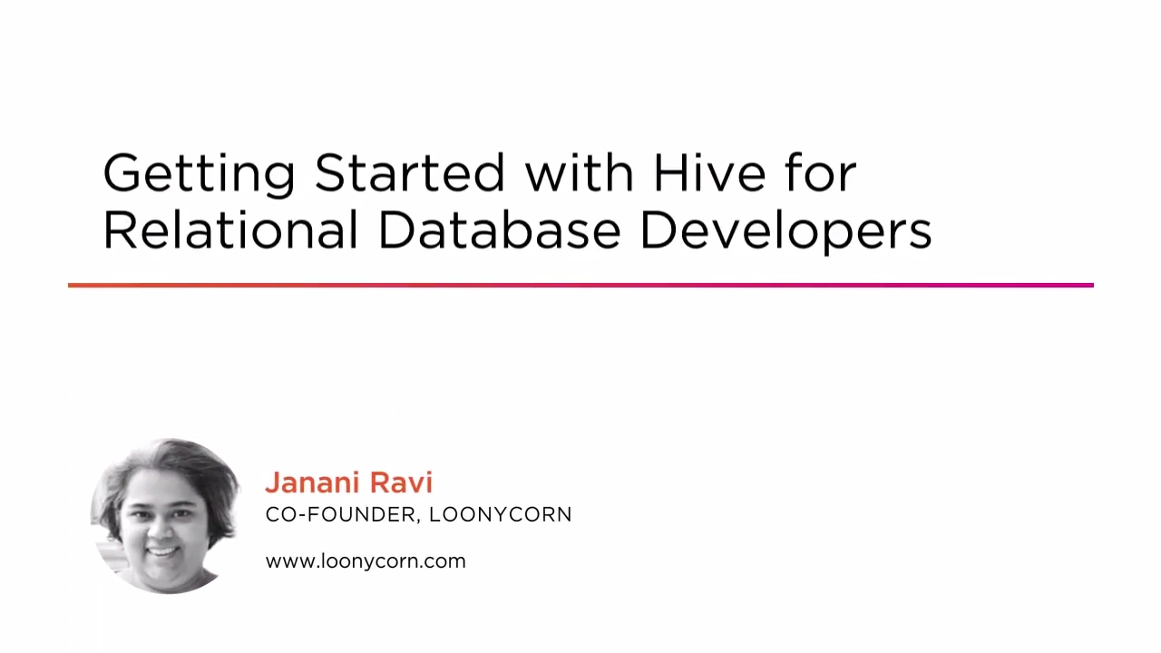 Course Preview: Getting Started with Hive for Relational Database Developers