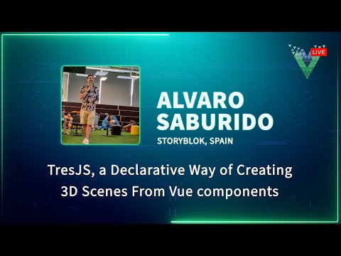 TresJS, a declarative way of creating 3D scenes from Vue components - Vue.js Live 2023
