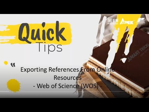 Exporting Web of Science WOS