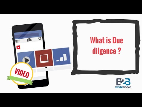 What is Due dilgence ?