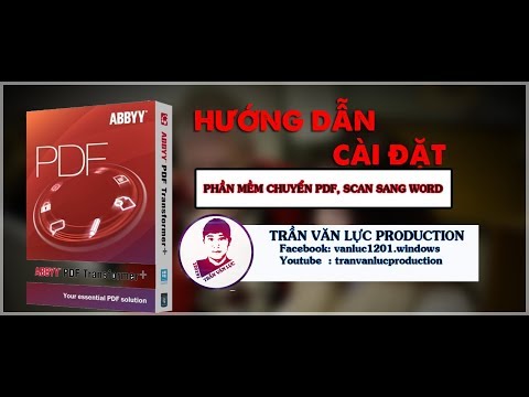 AABBYY - PHẦN MỀM CHUYỂN PDF, FILE SCAN SANG WORD