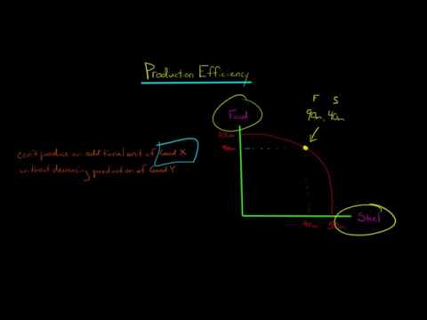 Production Efficiency in Economics