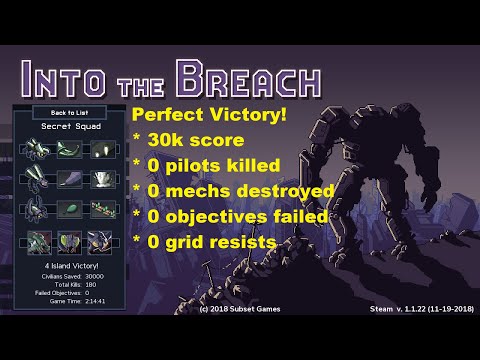 Into the Breach: 30k Perfect Victory Hard (Secret Squad)