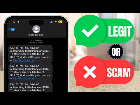 CA fasTrak text scam? Catollinvoice.com Legit Or Scam?