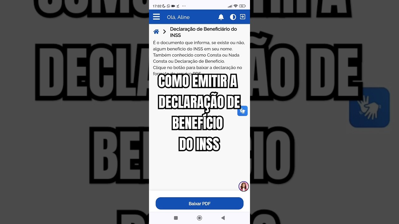 Como Emitir a Declaração de Beneficiário do INSS #inss #beneficios #meuinss #trabalhadores #brasil