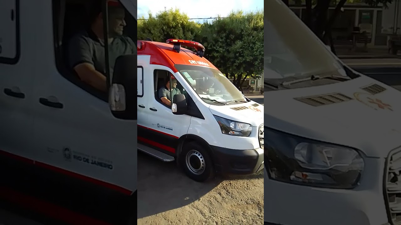AMBULÂNCIA SAMU 192 SANTO ANTÔNIO DE PÁDUA RJ